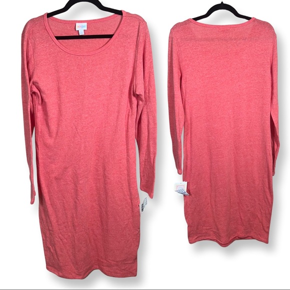 LuLaRoe | Dresses | Lularoe Debbie Pink Dress | Poshmark